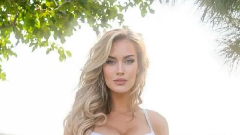 Paige Spiranac's glam look sends golf fans into a frenzy with her low-cut top